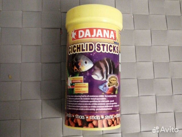 Корм для рыб dajana cichlid sticks