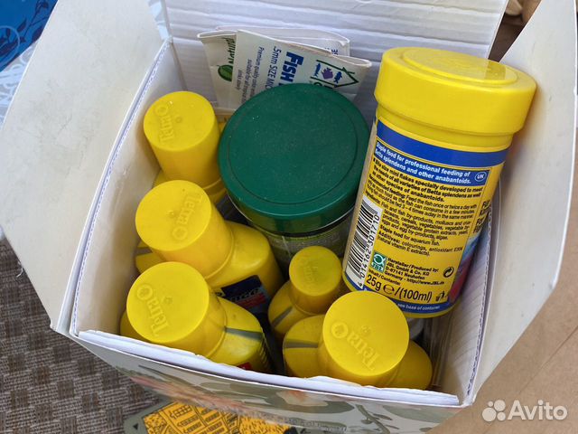 Насос и баночки для аквариума