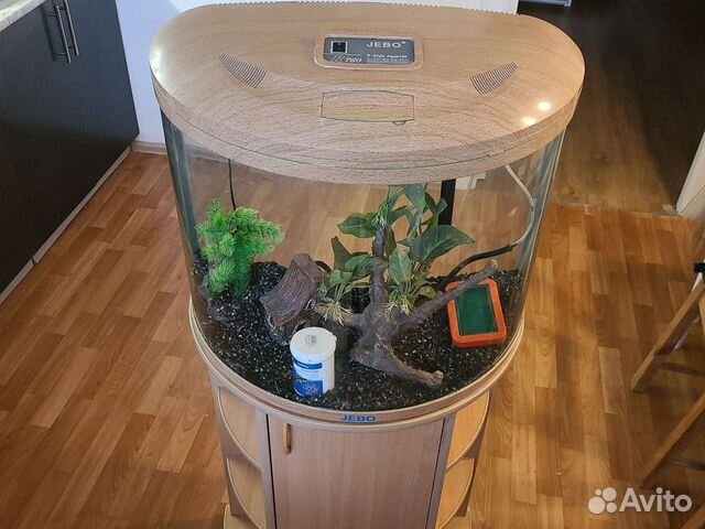 Аквариум с тумбой jebo r 760, 62 литра