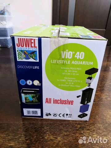 Аквариум Juwel vio 40 чёрный