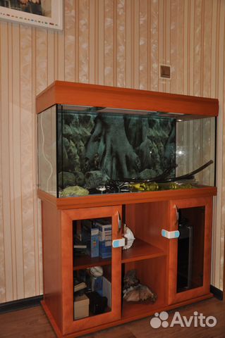 Аквариум с тумбой 180л