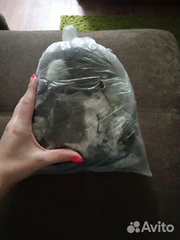 Шерсть кошачья вычесанная